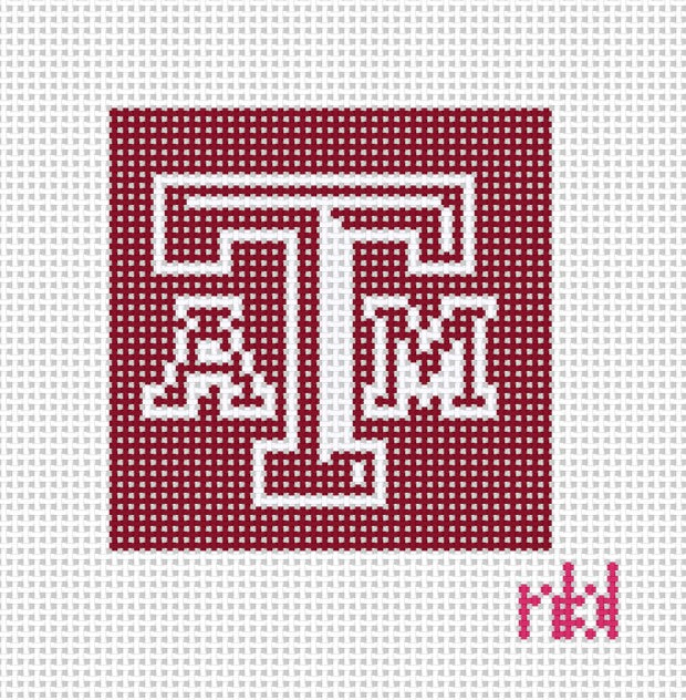 TEXAS A and M | Needlepoint by Laura