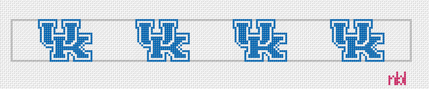 Kentucky Interlock Belt or Purse Strap | Needlepoint by Laura