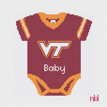 VIRGINIA TECH | Needlepoint by Laura